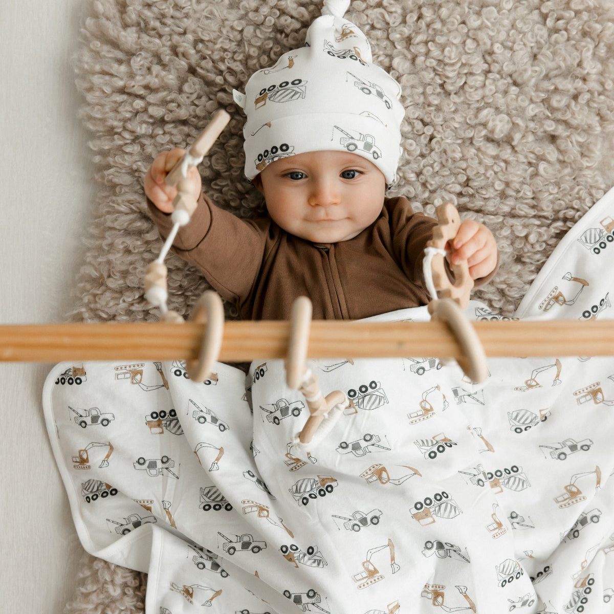 Perlimpinpin - Construction Bamboo Blanket – Silver Crow Clothing